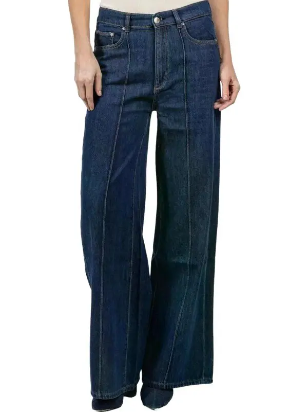 DL1961 Hepburn Wide Leg Jeans - Blue