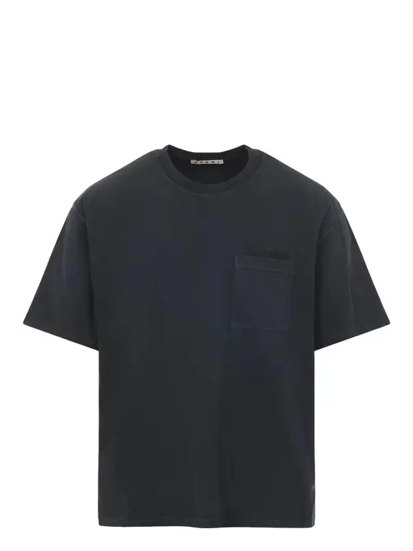 Marni Pocket Logo T-shirt - Grey