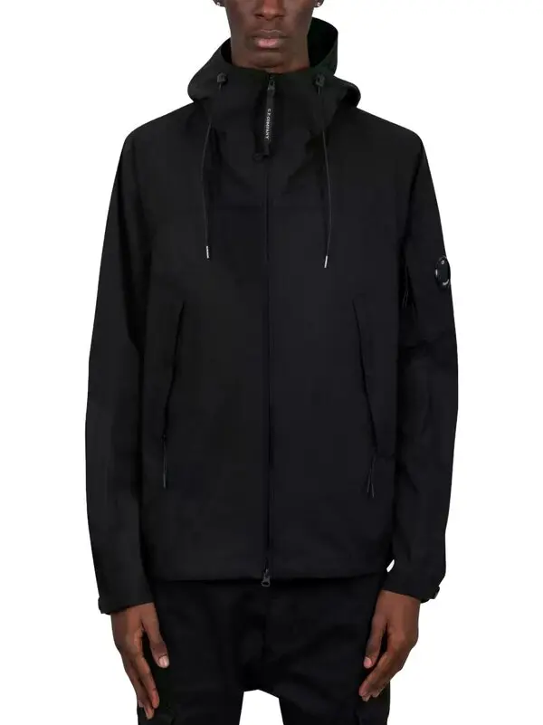 C.P. COMPANY Long-sleeve Hooded Jacket - Black