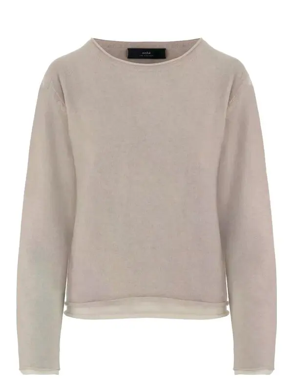 Arch4 Crew-neck Cashmere Sweater - Neutrals