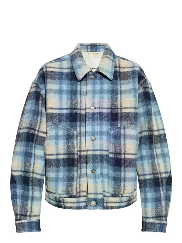 MARANT Plaid Jacket - Blue
