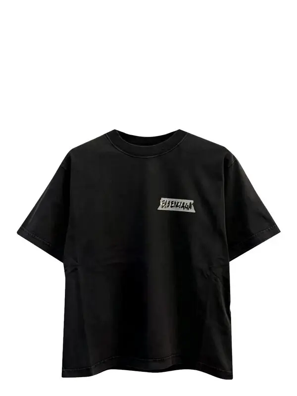 Balenciaga Logo-detail T-shirt - Black