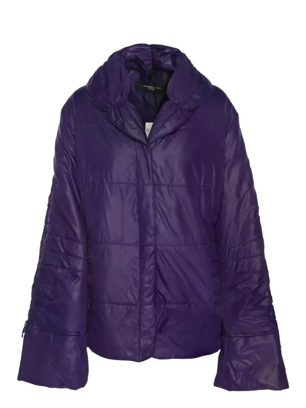 Marina Rinaldi Puffer Jacket - Purple