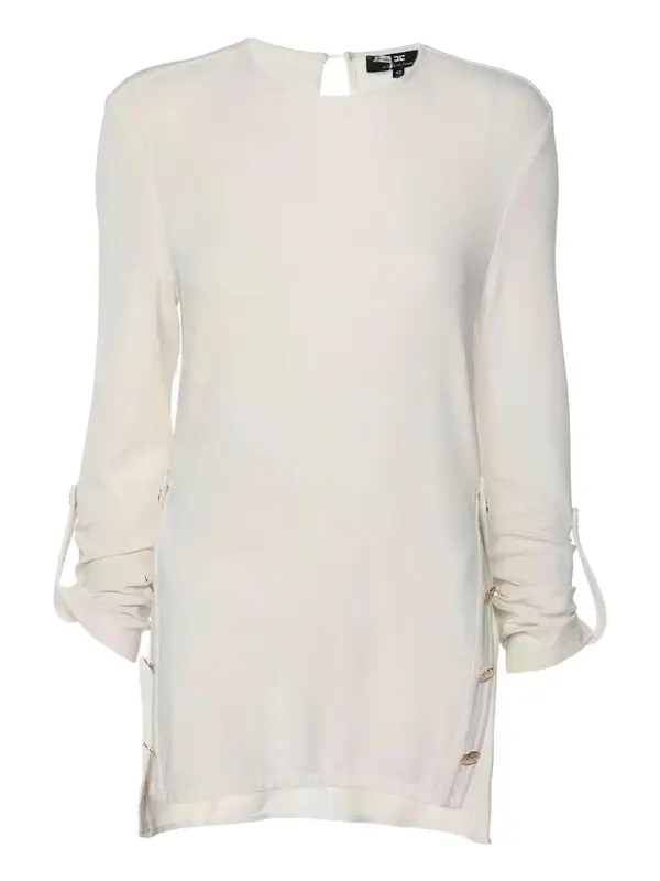 Elisabetta Franchi Button-detailed Top - Neutrals