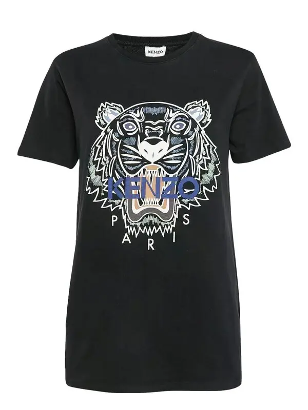 Kenzo Tiger Print T-shirt - Black