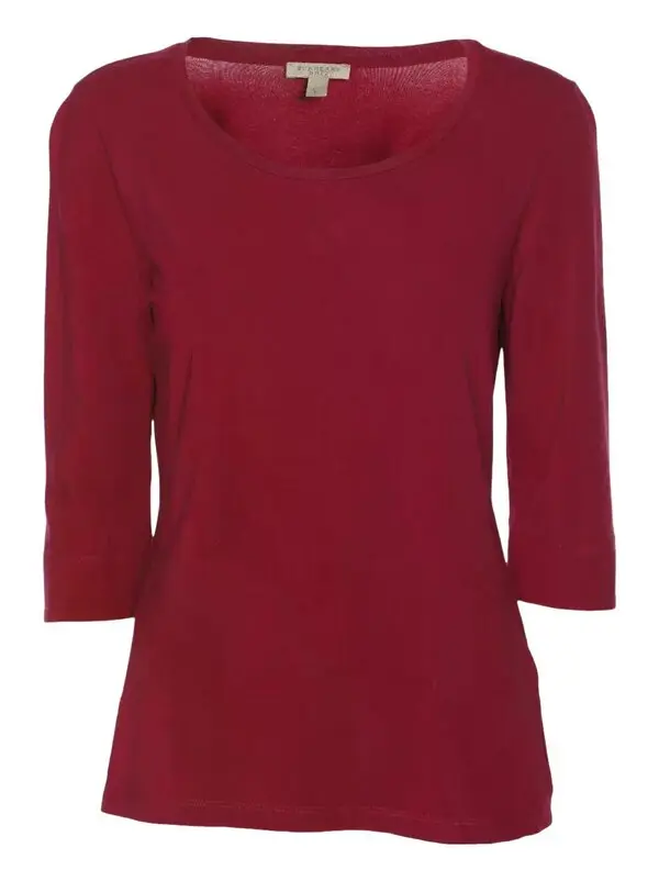 Burberry Jersey Tailoring Top - Red