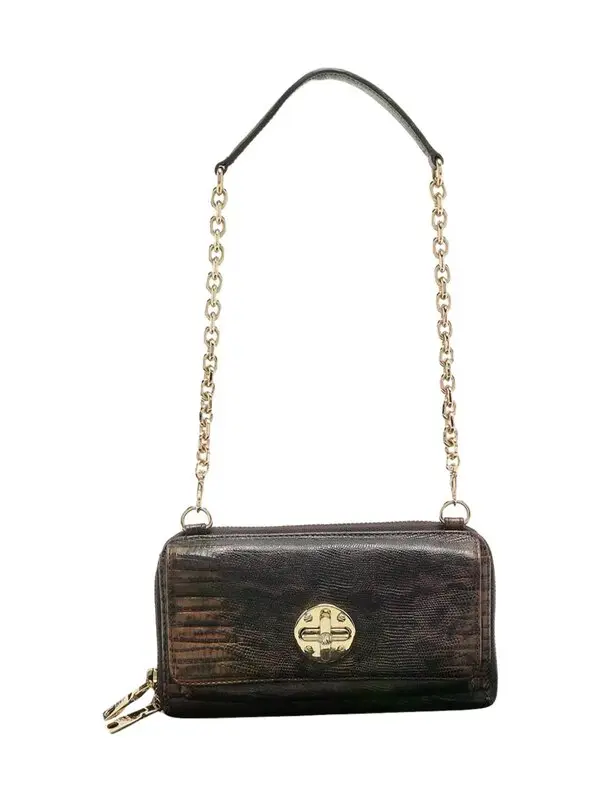 Dkny Chain Shoulder Bag - Brown