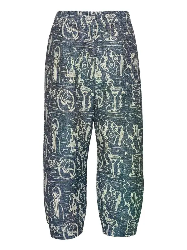 Henrik Vibskov Printed Trousers - Blue