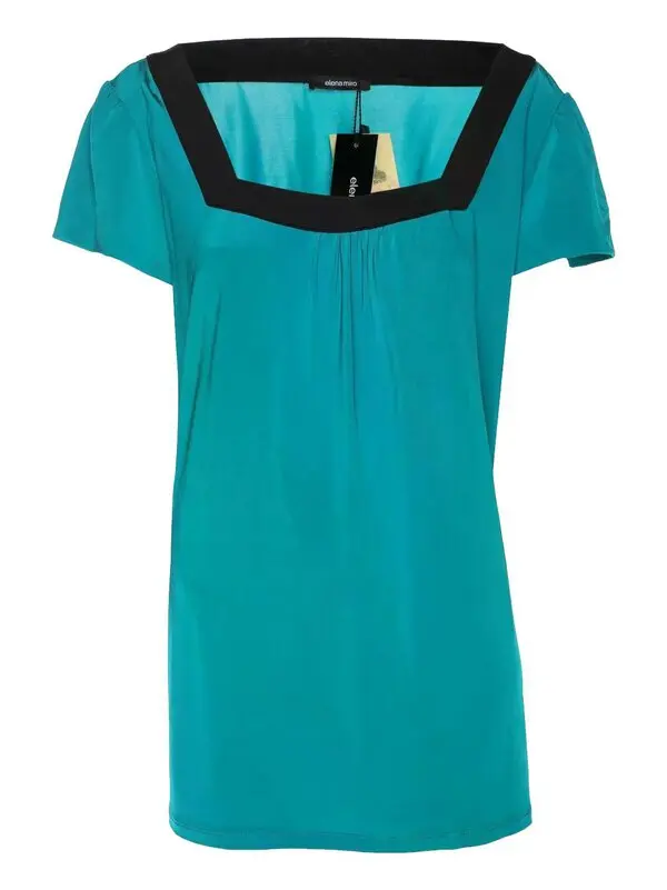 ELENA MIRÒ Square-neck Top - Green