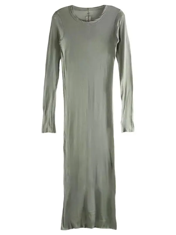 Rick Owens Long-sleeve Midi Dress - Grey