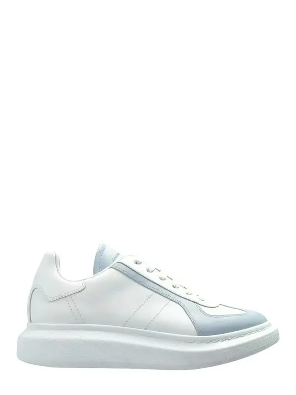 Alexander McQueen Oversized Retro Leather Sneakers - White