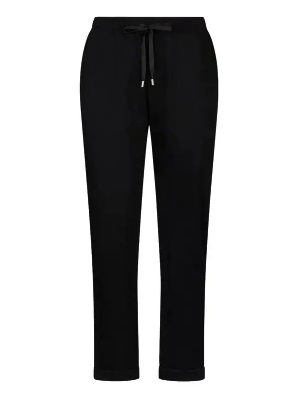 Liu Jo Elasticated Fleece Track Pants - Black