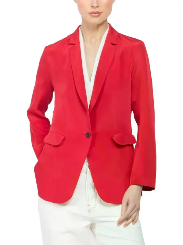 PETER COHEN Buttoned Jacket - Red