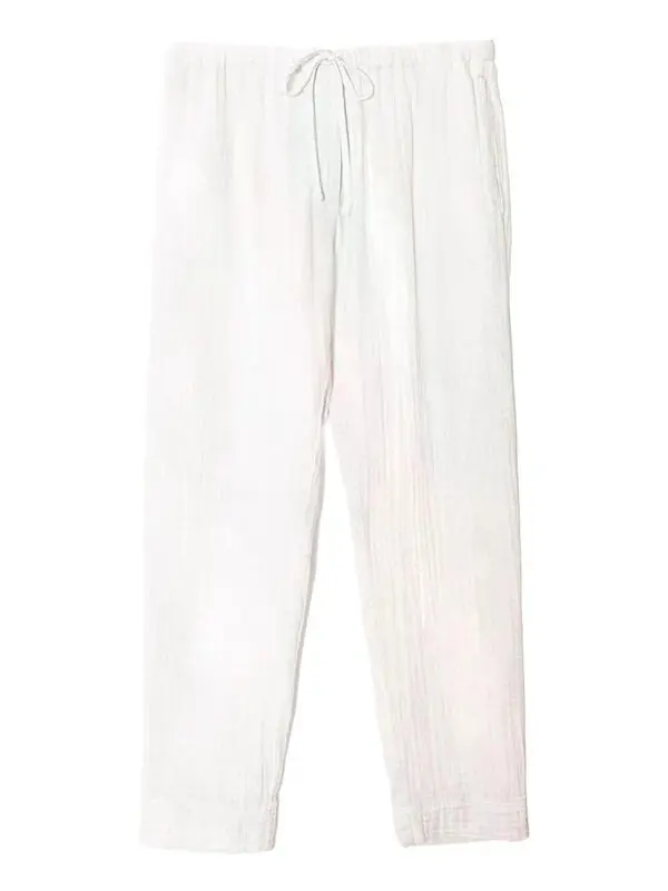 Xirena Textured Drawstring Trousers - White