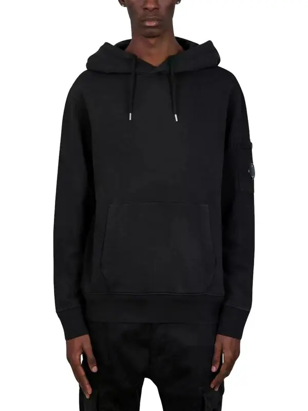 C.P. COMPANY Long-sleeve Hoodie - Black