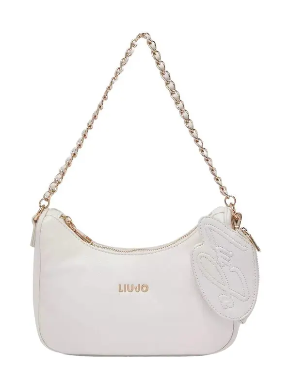 Liu Jo Logo-lettering Shoulder Bag - Neutrals