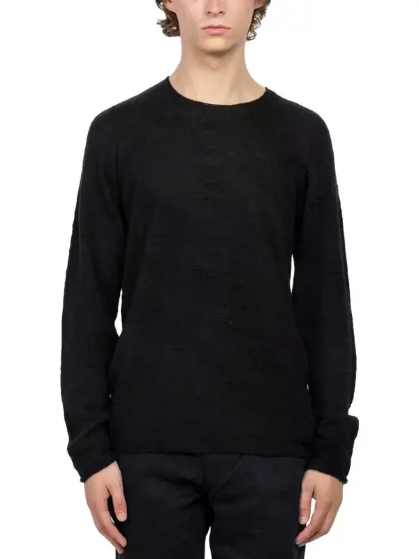 HANNES ROETHER Long-sleeve Sweater - Black