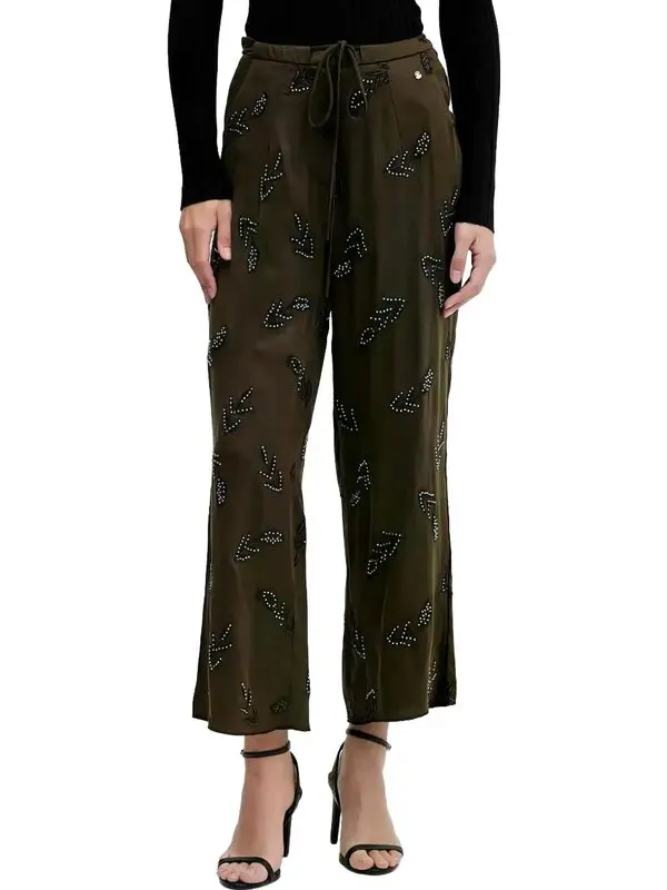 PEDRO DEL HIERRO Drawstring-waist Trousers - Brown