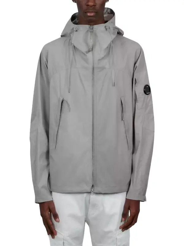 C.P. COMPANY Zip-up Hooded Jacket - Grey