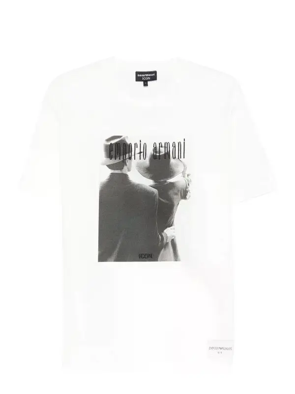 Emporio Armani Graphic T-shirt - White