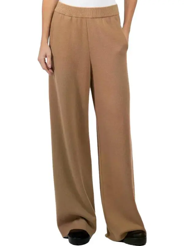 Eleventy Wide-leg Trousers - Brown