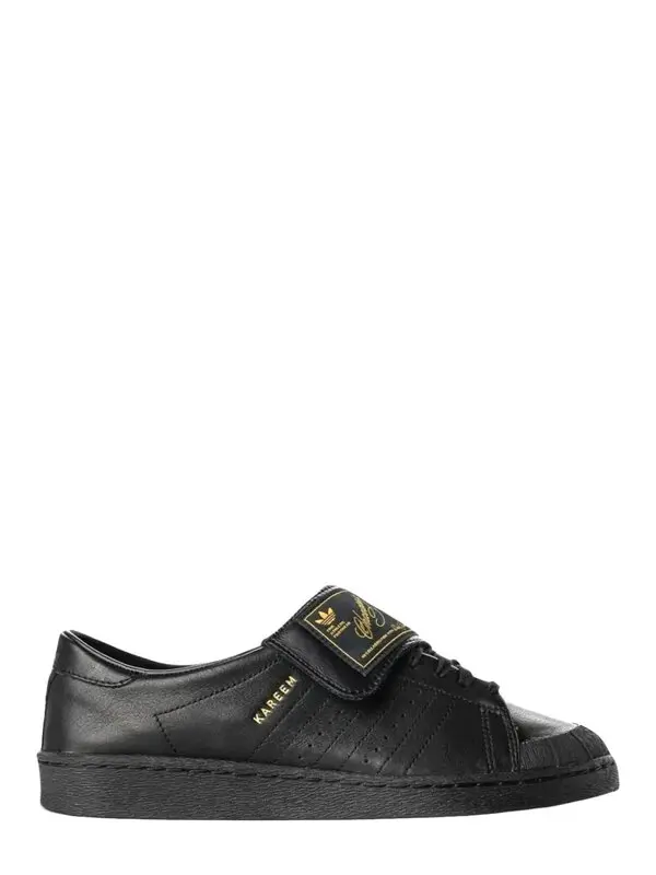WILLY CHAVARRIA X Adidas Kareem Double-strap Leather Sneakers - Black