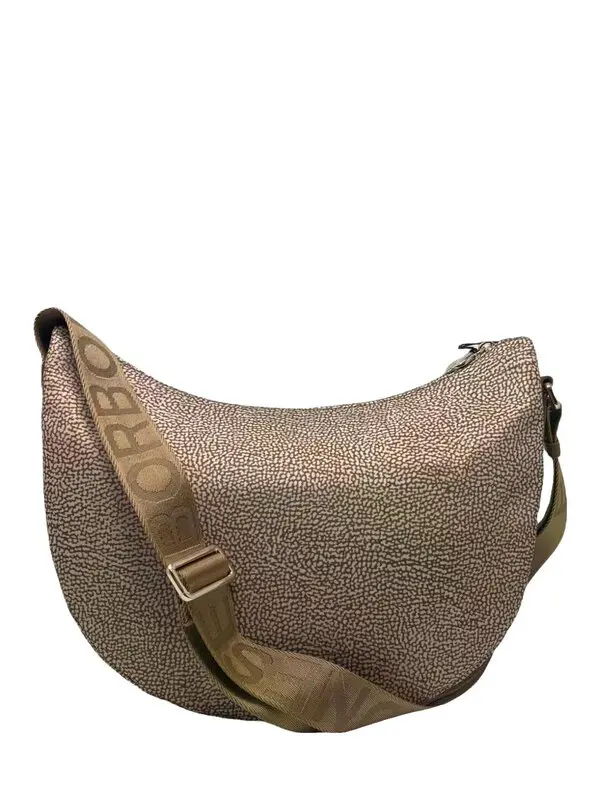 Borbonese Luna Patterned Shoulder Bag - Neutrals