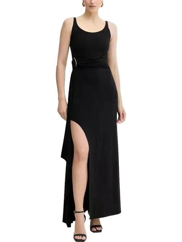 Herve Leger Mila Buckle Maxi Dress - Black