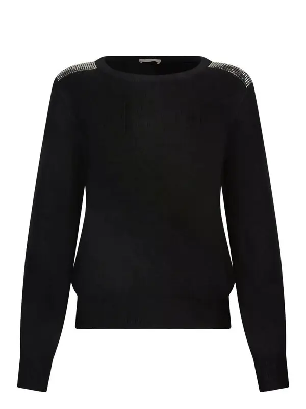 Liu Jo Bead-embellished Top - Black