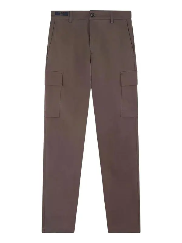 Paul & Shark Button-fastening Cargo Trousers - Brown