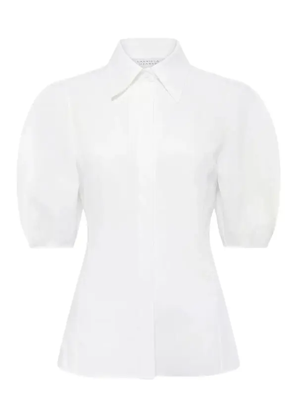 Gabriela Hearst Sansi Puff-sleeve Shirt - White