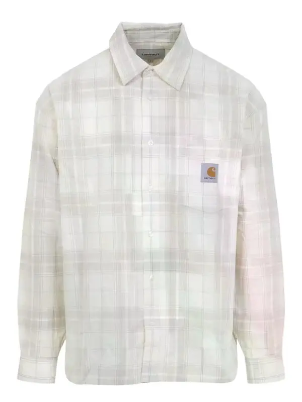 Carhartt Work In Progress Checked Pocket Shirt - White