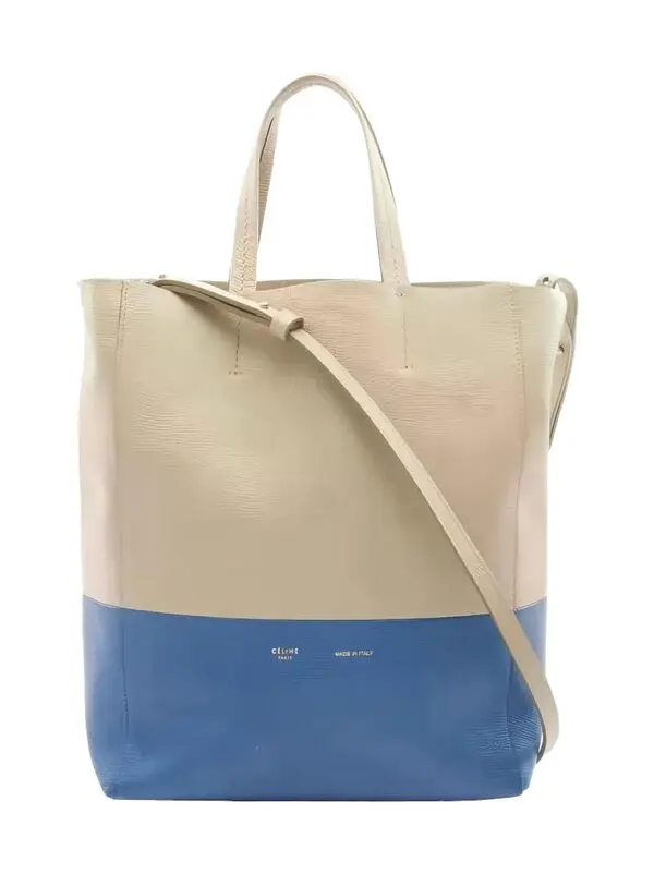 Celine 2010s Small Hippopotamus Two-tone Tote Bag - Neutrals