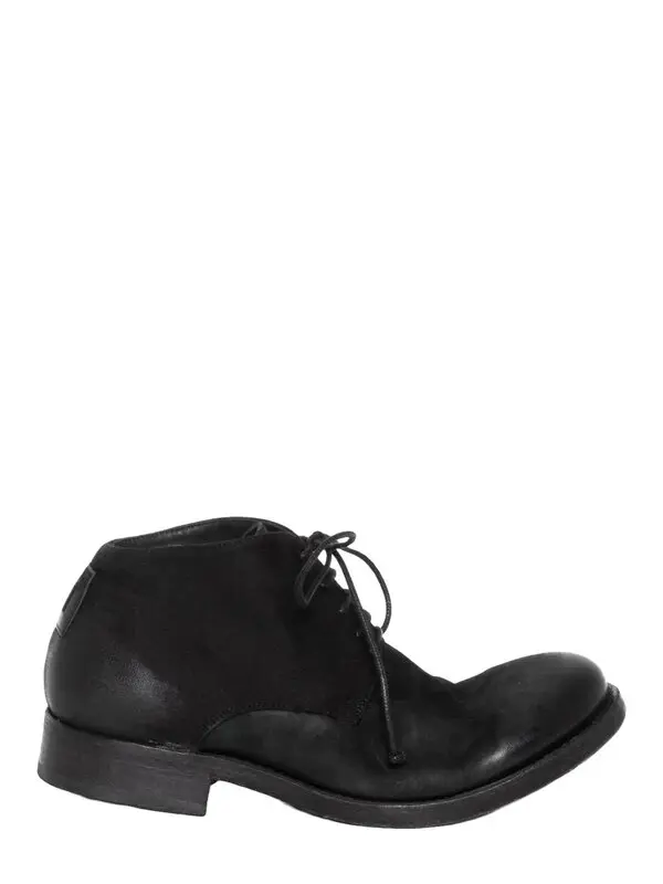 HANNES ROETHER Panelled Derby Shoes - Black
