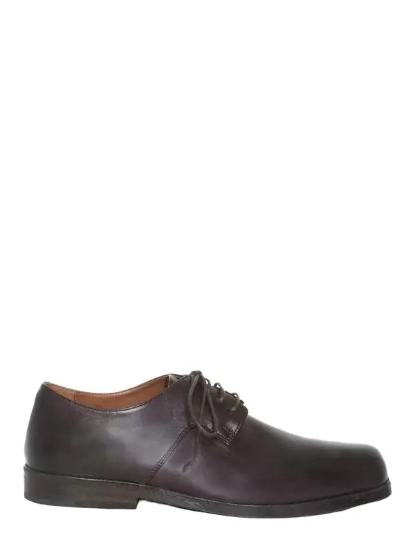 Marsèll Square-toe Lace-up Derby Shoes - Brown