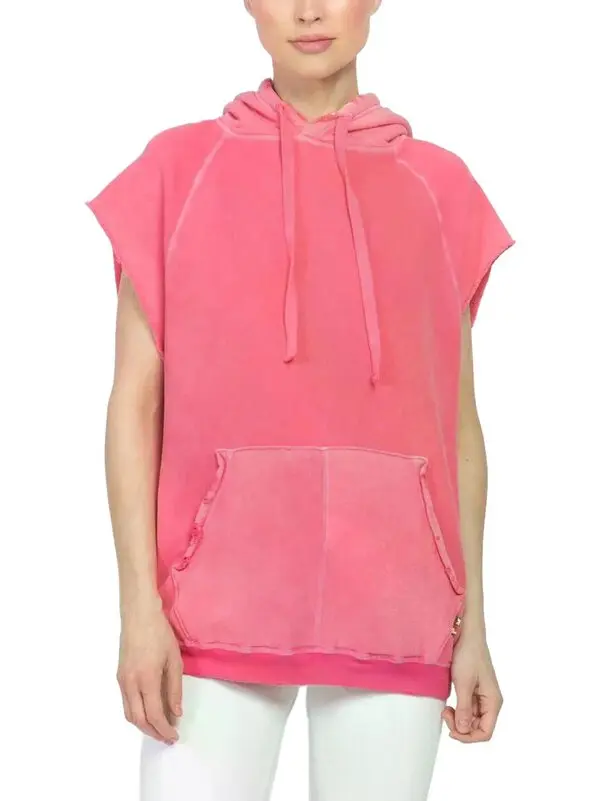 FREECITY Sleeveless Hoodie - Pink