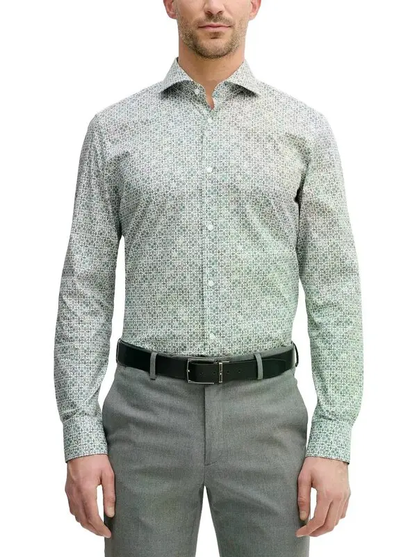 JOOP! Patterned Shirt - White