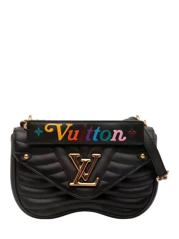LOUIS VUITTON 2019 New Wave Chain Bag Pm - Black