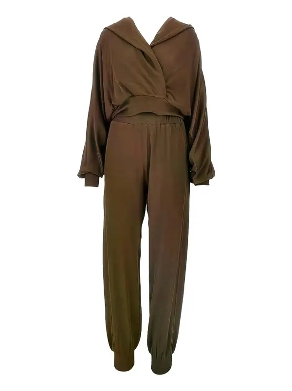 Andamane Grace Trousers Set - Brown
