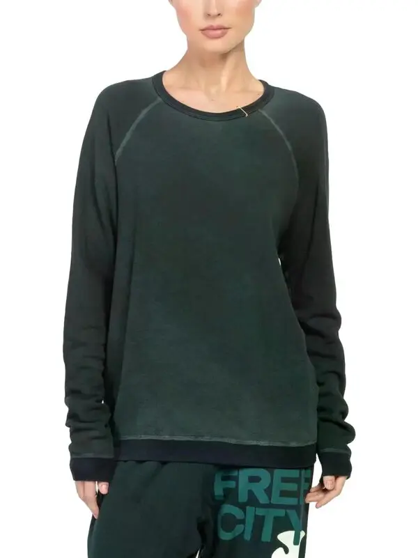 FREECITY Graphic Long-sleeved T-shirt - Green