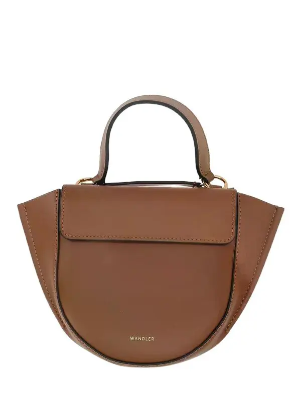 WANDLER Mini Hortensia Leather Tote - Brown