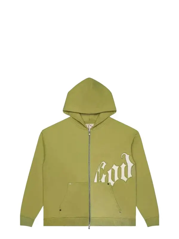 GODSPEED Logo Zip Hoodie - Green