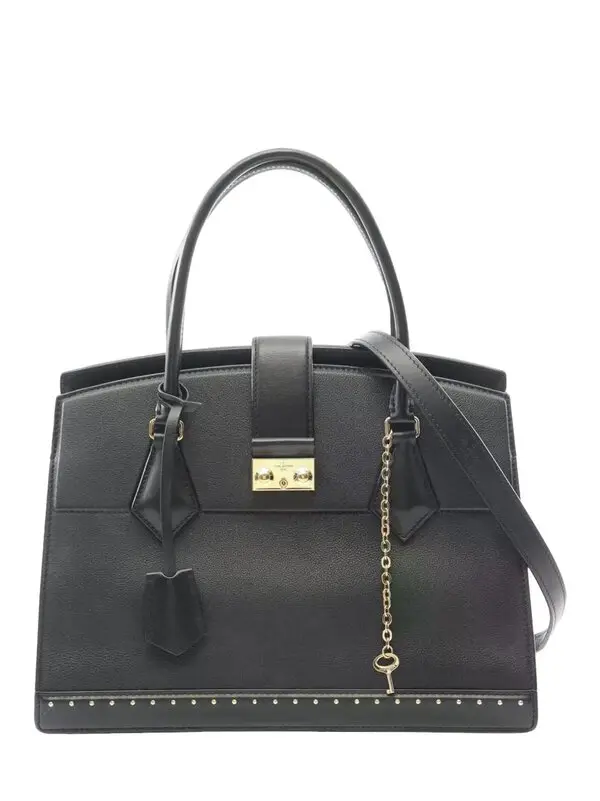 LOUIS VUITTON 2017 Cour Marly Mm Satchel - Black