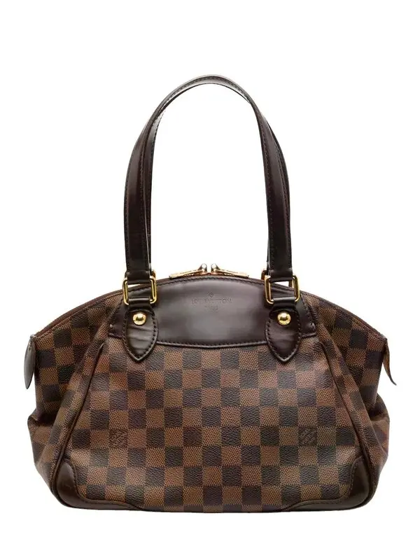 LOUIS VUITTON 2011 Damier Ebene Verona Pm Satchel - Brown