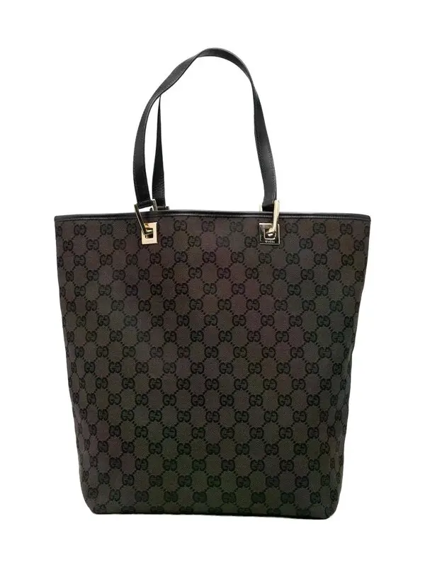 Gucci Gg Canvas Tote Bag - Brown