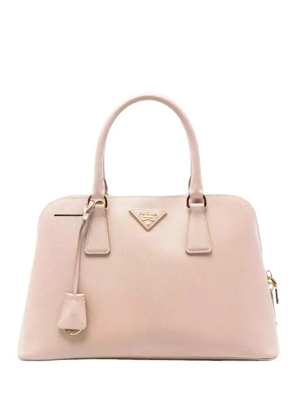 Prada Saffiano Lux Promenade Satchel - Pink