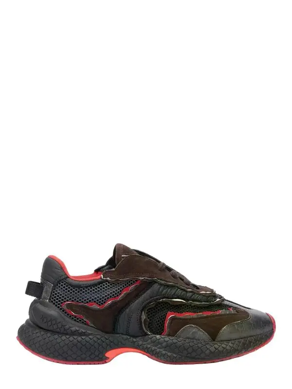 Roberto Cavalli Serpentine Sneakers - Brown
