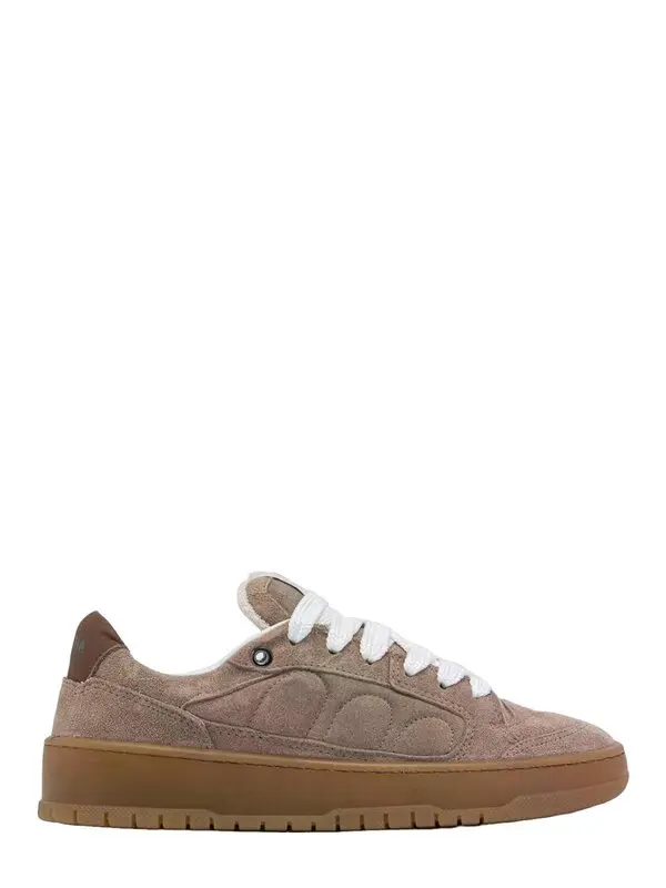 SANTHA Lace-up Sneakers - Brown
