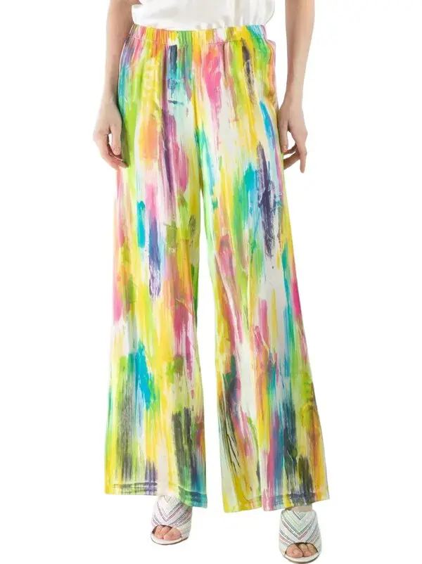 Avant Toi Printed Pants - Yellow