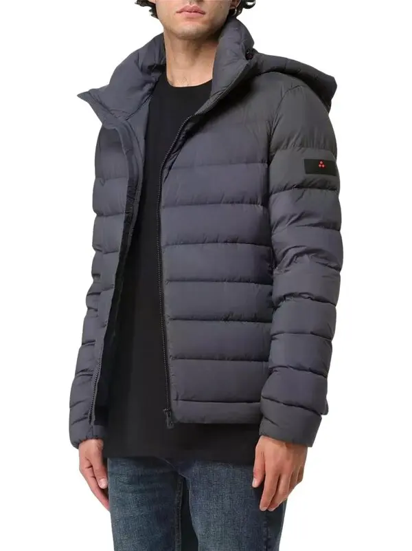 Peuterey Hooded Padded Coat - Grey